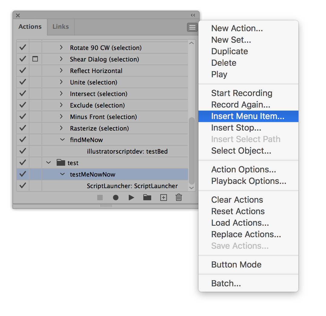How to add shortcut to any script – Scripts for designers
